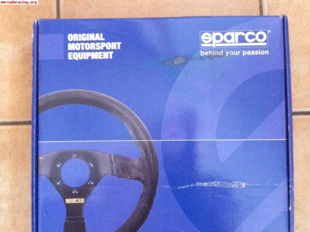 volante sparco P300 negro nuevo