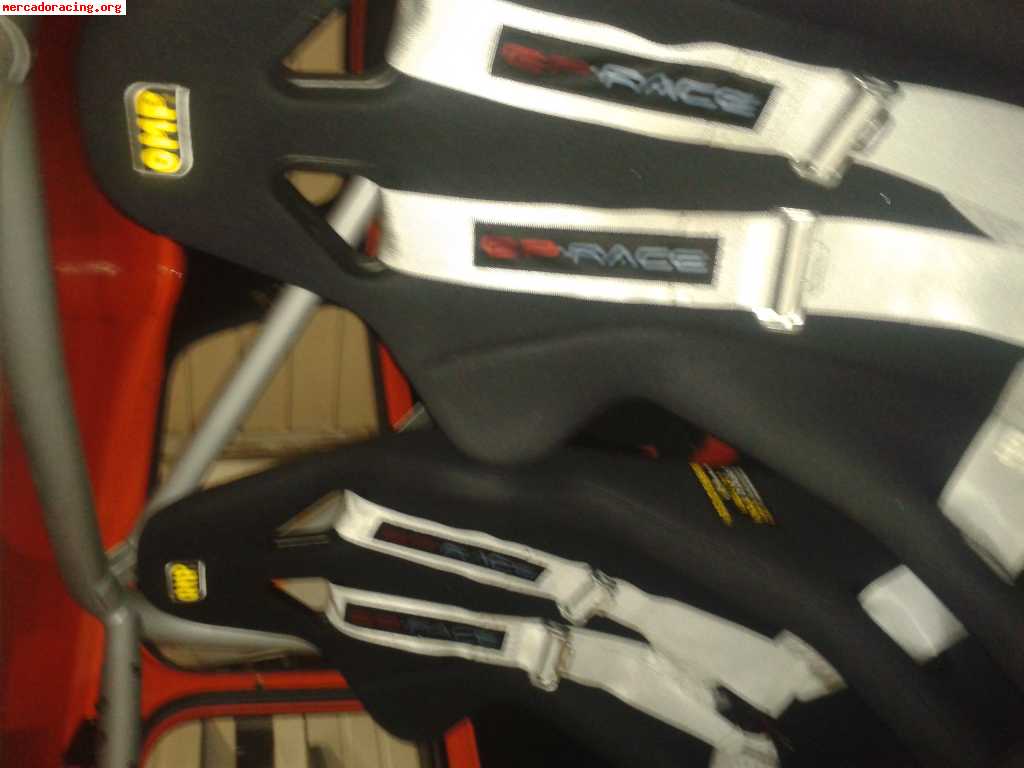baquets omp y arneses gpracer