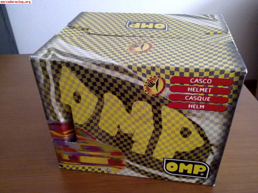 Vendo Casco Omp integral con clips Hans NUEVO.... 325