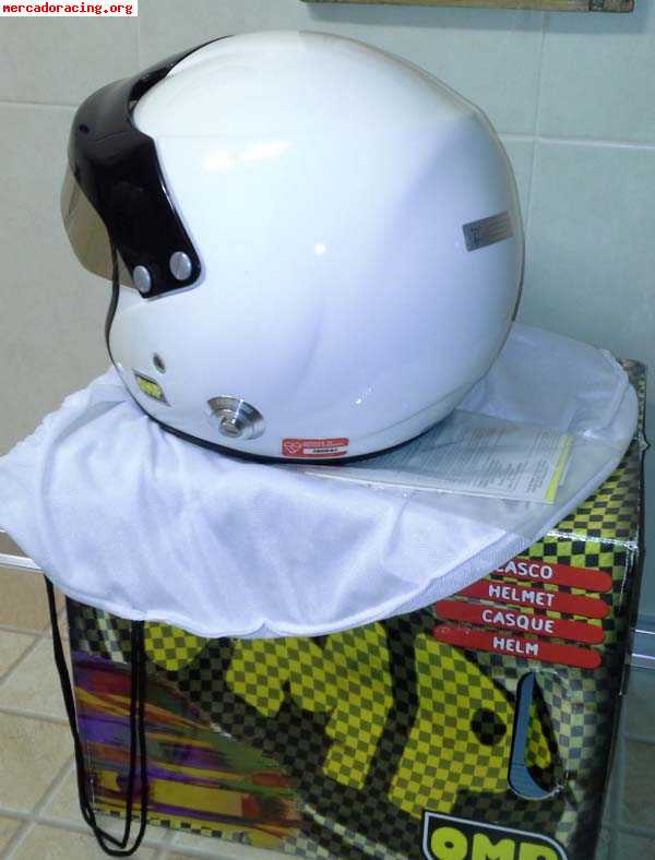 Vendo casco OMP JET 3.5 Hans Talla M a estrenar
