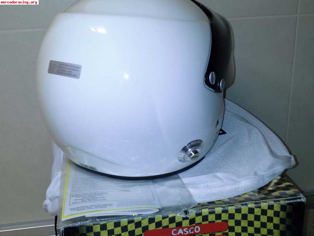 Vendo casco OMP JET 3.5 Hans Talla M a estrenar