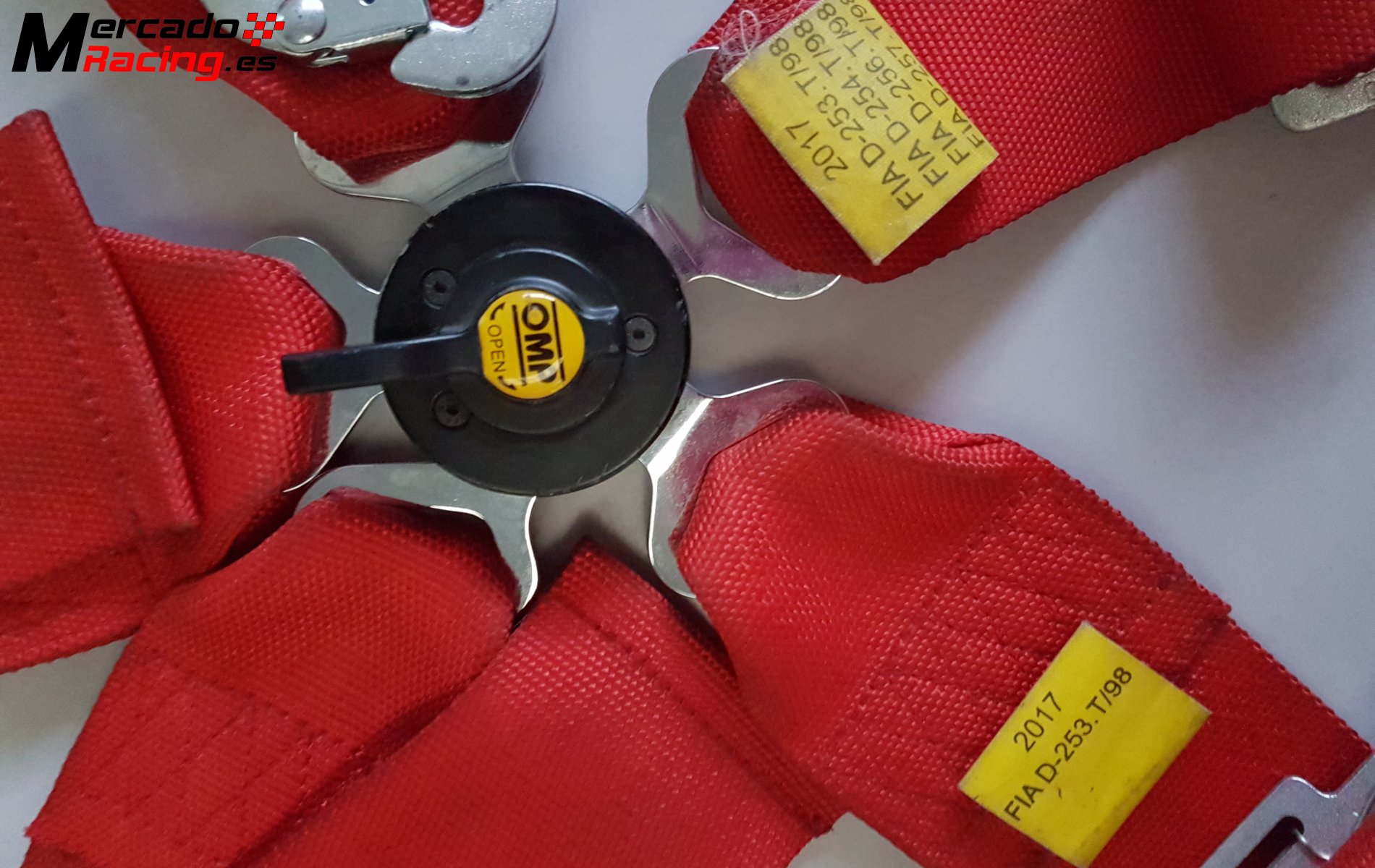 PAREJA DE ARNESES OMP, 6 PTS. HOMOLOGADOS