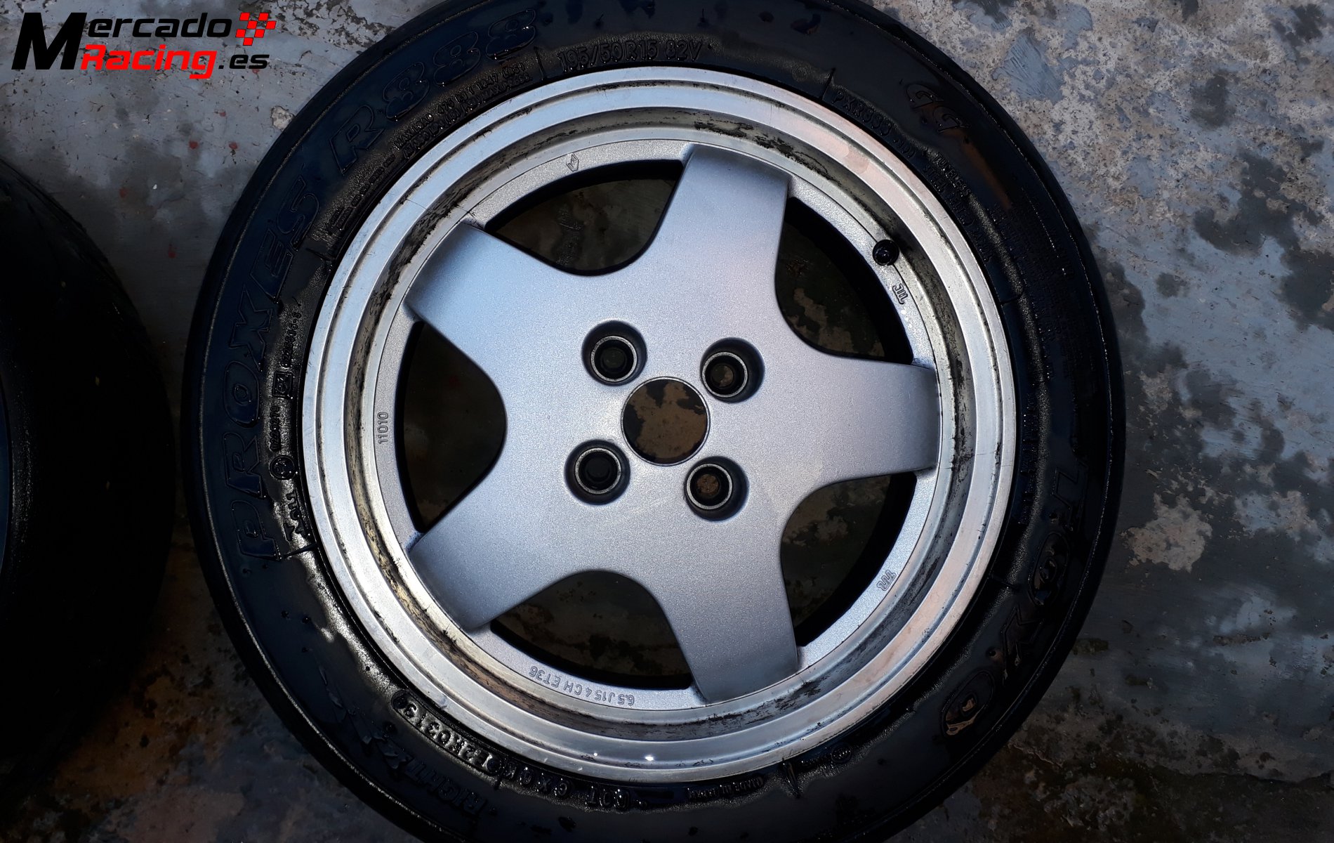 4 LLANTAS R21 TXI 12V 15 4 RUEDAS TOYO R888 195/50/15