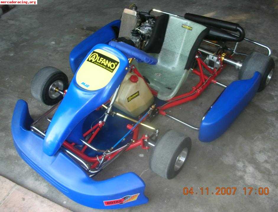 VENDO KART ROTAX 125cc, chasis ARISCO.