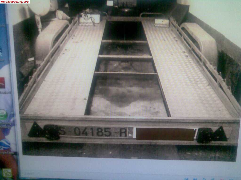 VENDO REMOLQUE PORTACOCHES DE DOS EJES