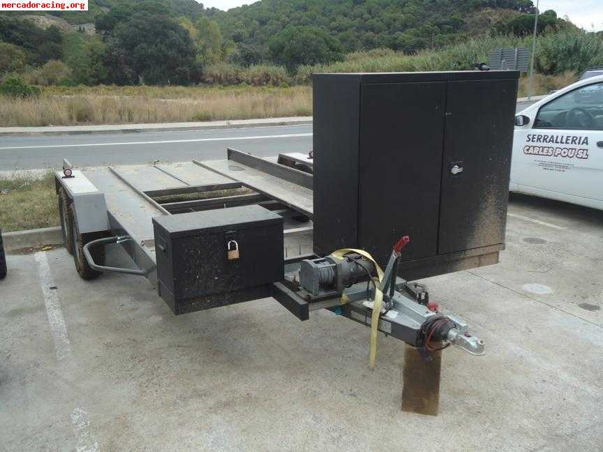 REMOLQUE 2 EJES CON CABLESTRANTE 1700€