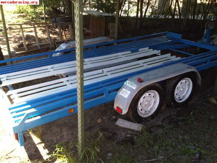 Vendo remolque portacoches 2 ejes