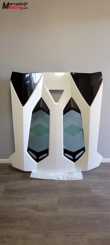 LAMBORGHINI AVENTADOR ROADSTER LP700 LP750 REAR HOOD GLASS BONNET OEM