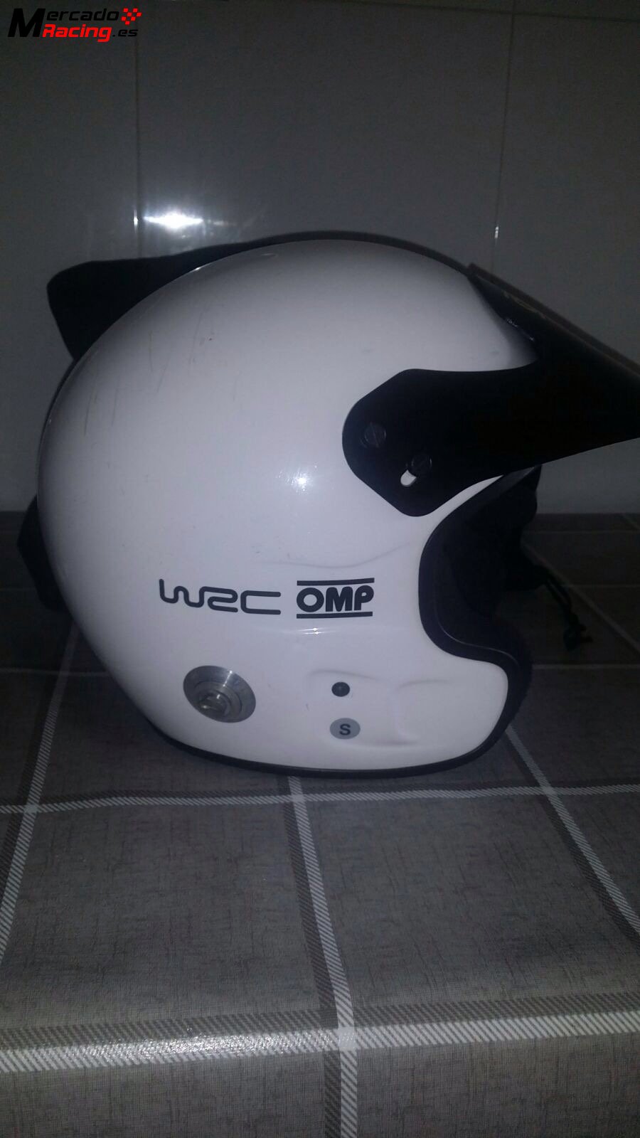 Vendo casco omp jet con clips hans y interfono stylo 250 hom
